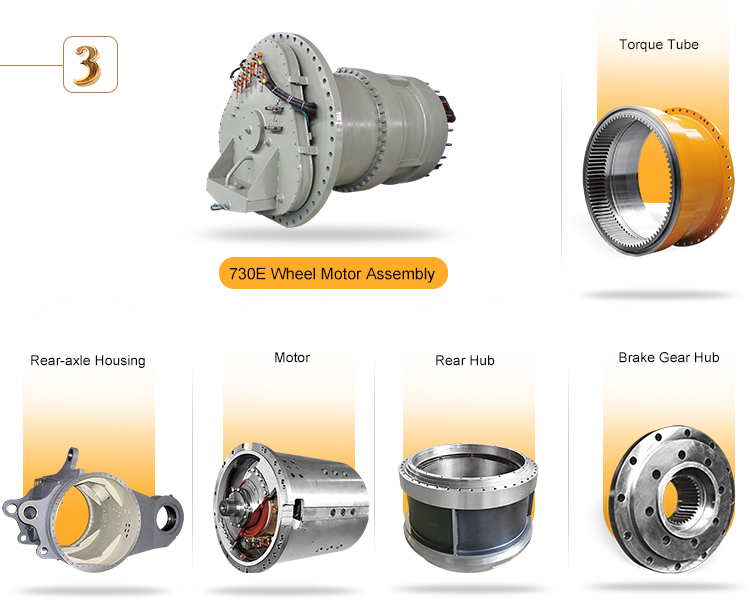 930E wheel motor assembly